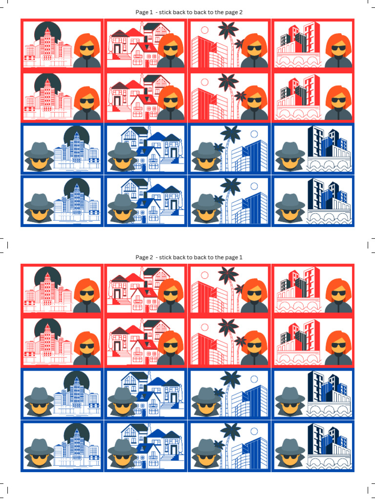 Codenames Agents and Maps | PDF | Home & Garden