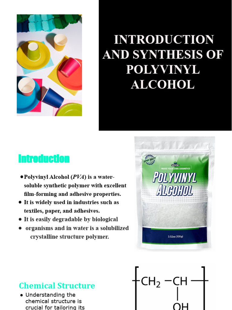Pva Introduction and Synthesis | PDF | Cooking, Food & Wine