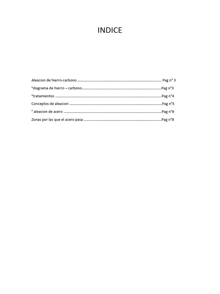 Indice | PDF | Aleación | Rieles