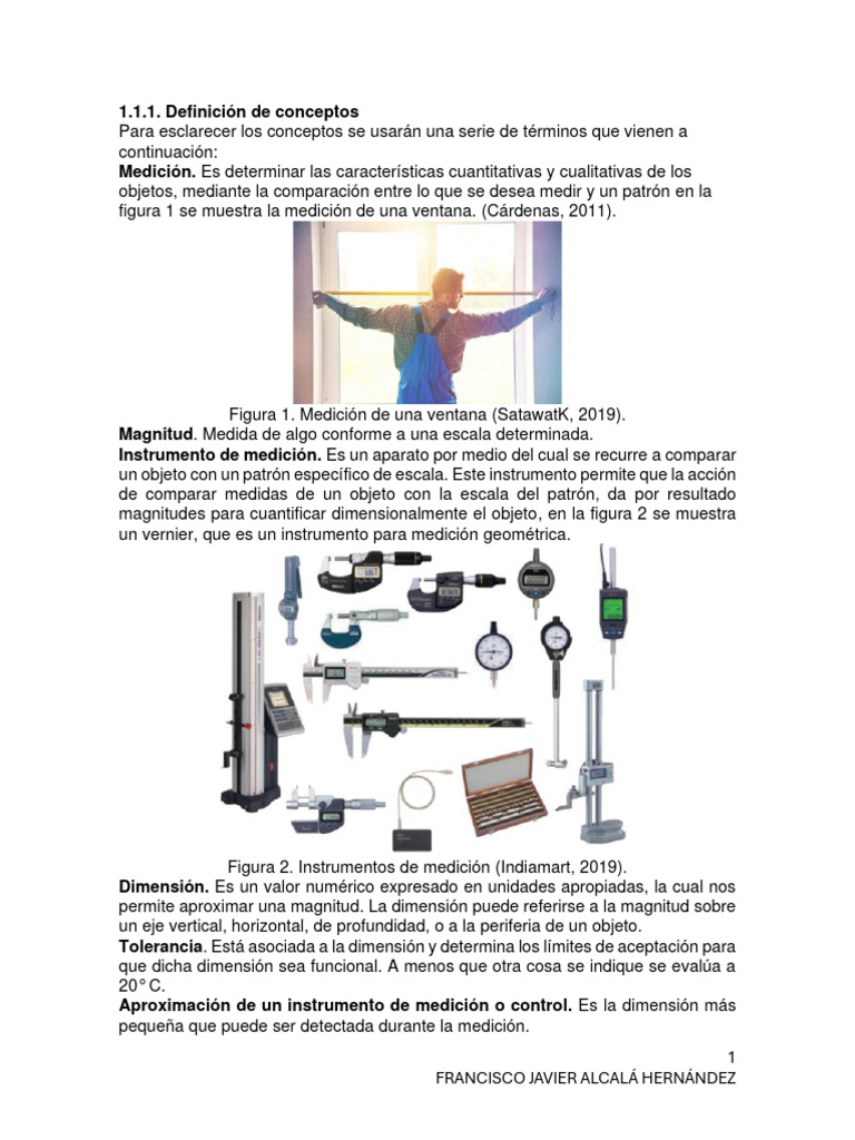 Conceptos de Medición | PDF | Medición | Exactitud y precisión