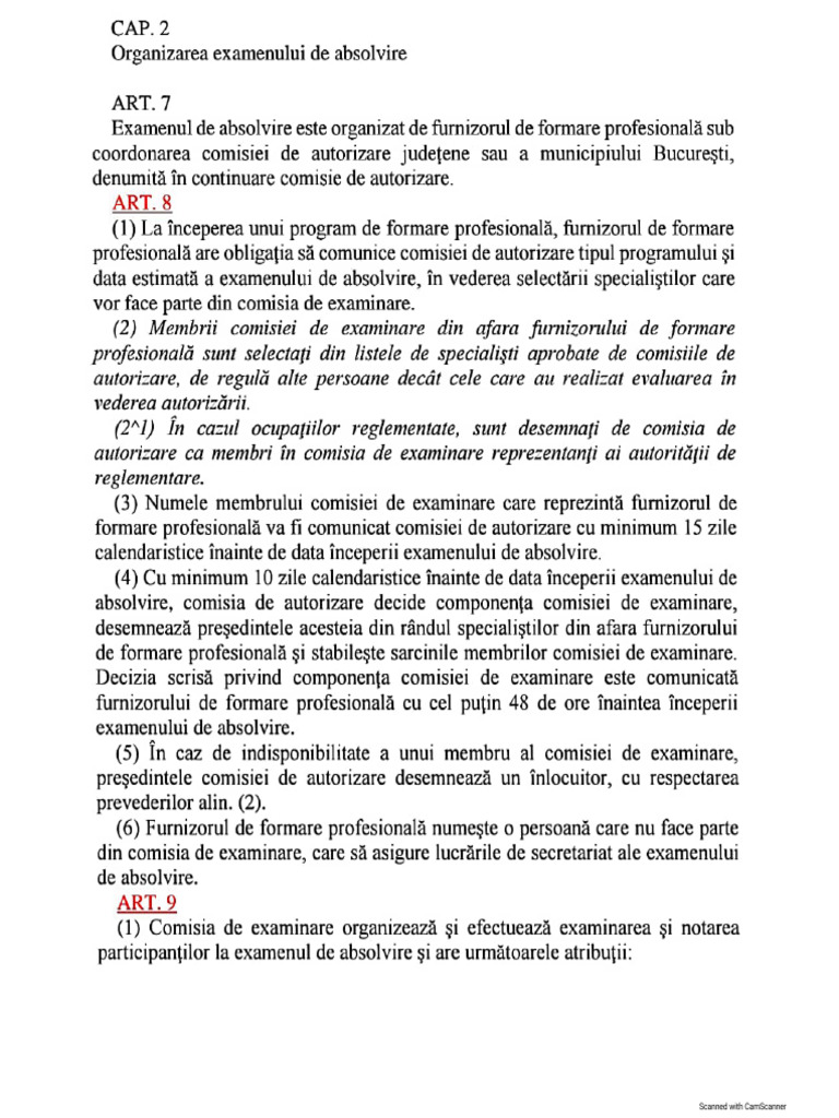 Ordin 501) (2003 Structurat | PDF