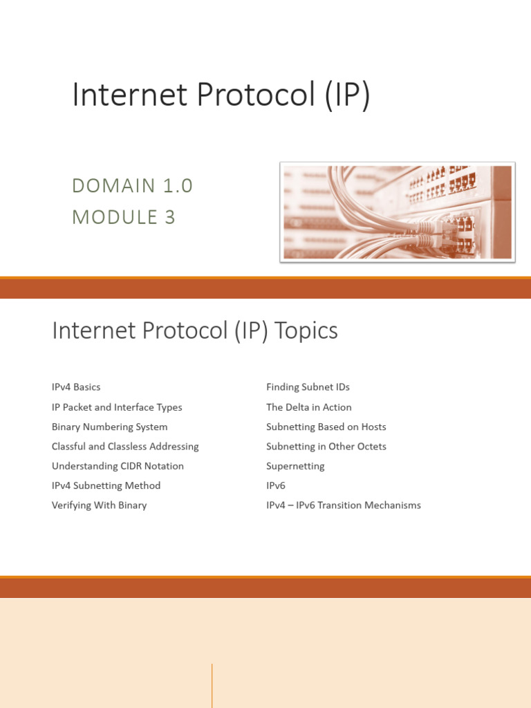 N10 008 Module 3 Workbook | PDF | Ip Address | I Pv6