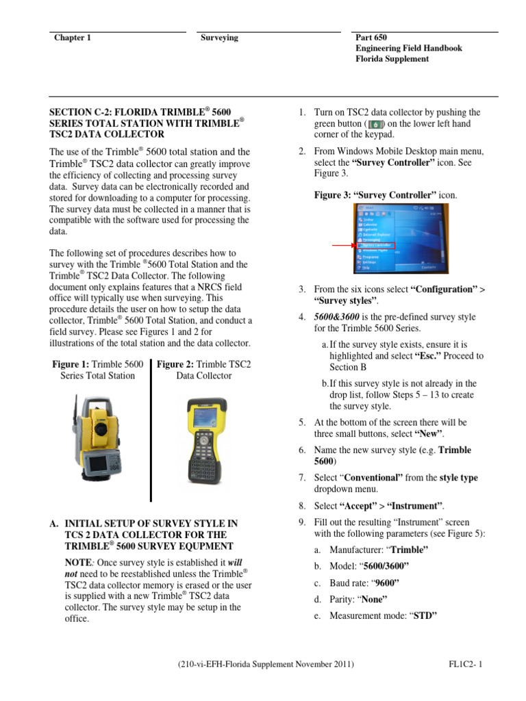Total Station trimble ser | PDF | Surveying | Icon (Computing)
