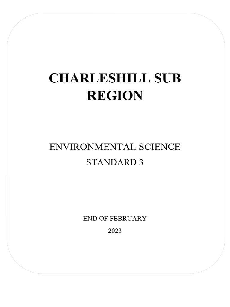 Environmental Science Quiz Answers | PDF | Recycling | Pollution
