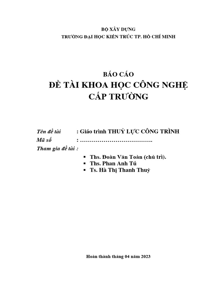 Tai Lieu Giang Day Thuy Luc | PDF