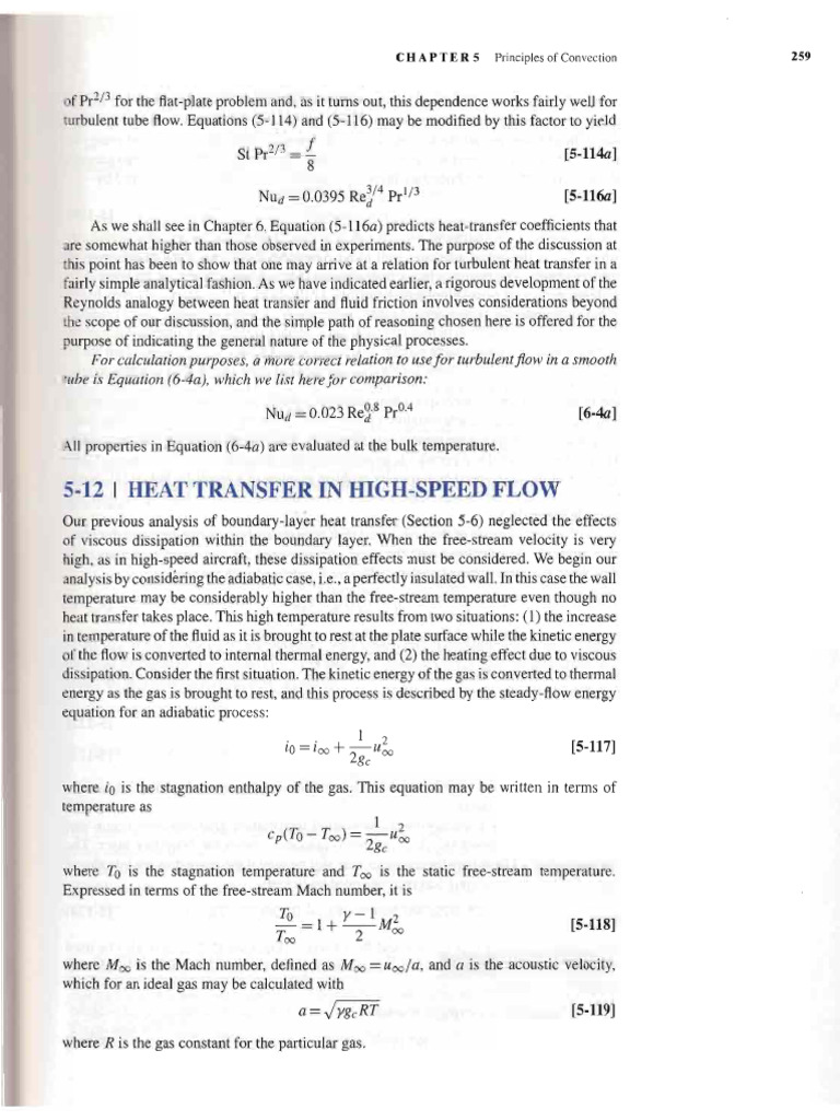 5-12 High Speed Flow Heat Trans | PDF | Fluid Dynamics | Boundary Layer