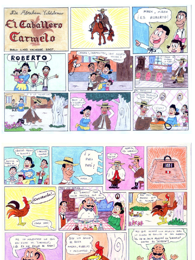 Exp.7 - Historieta de Caballero Carmelo | PDF