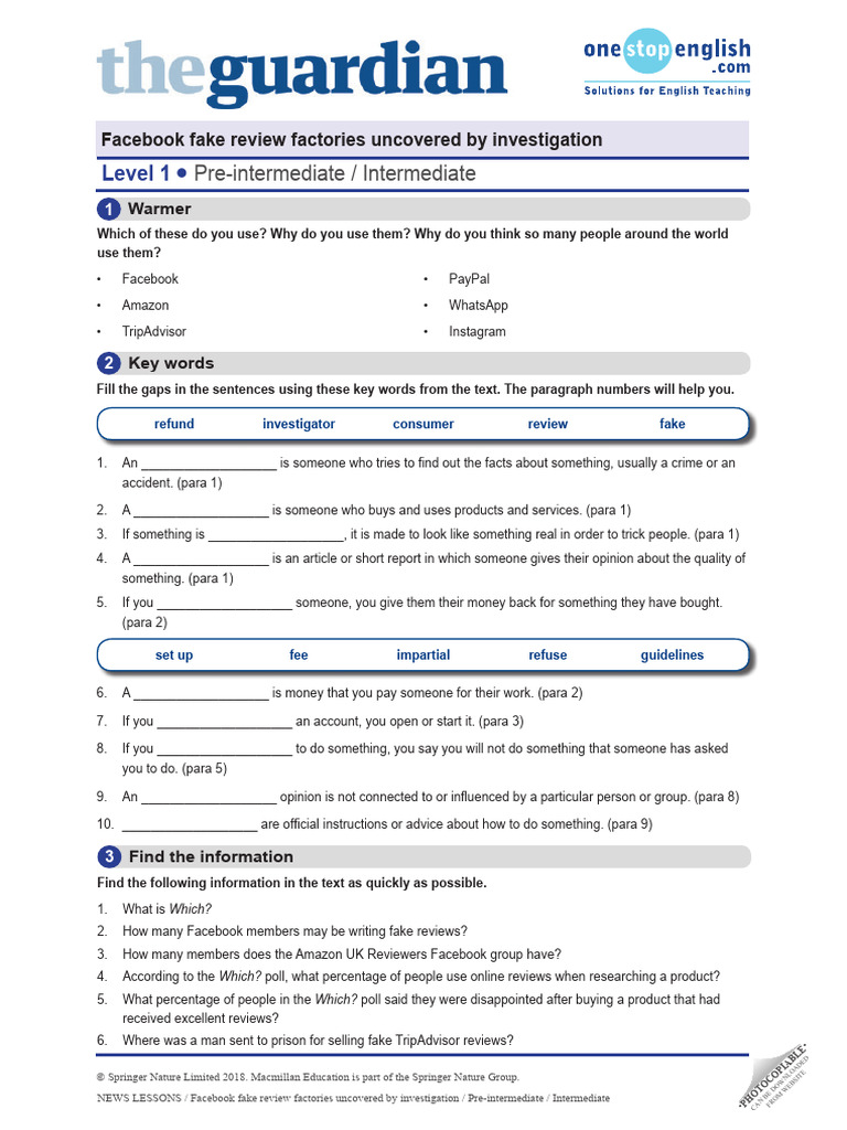 MNL Facebook Fake Review Factories Uncovered by Investigation Int | PDF ...