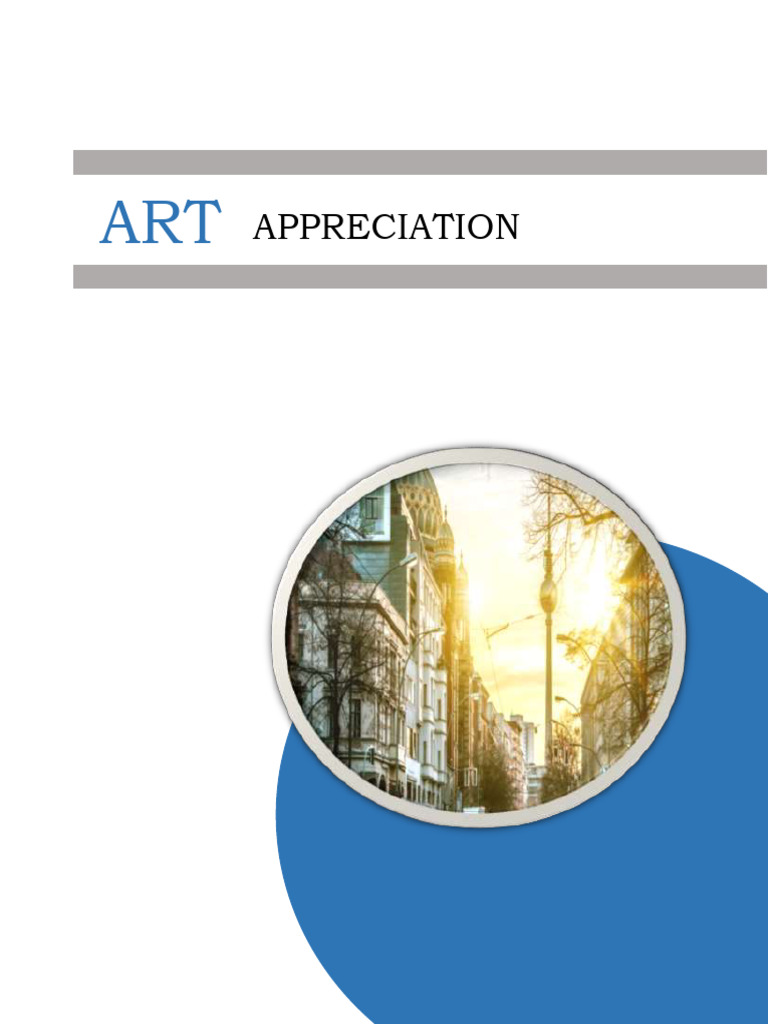 APPRECIATION_module_PRELIM | Download Free PDF | The Arts | Composition (Visual Arts)