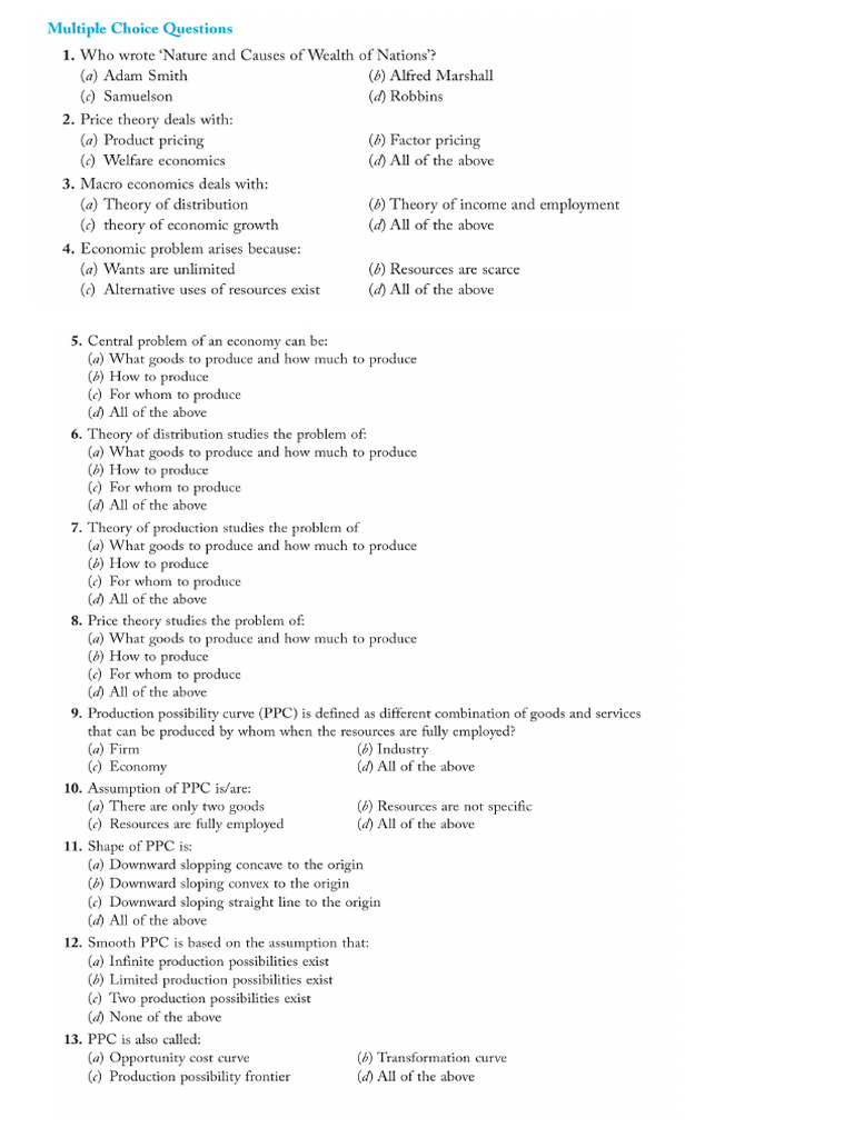 Eco Class 11 | PDF