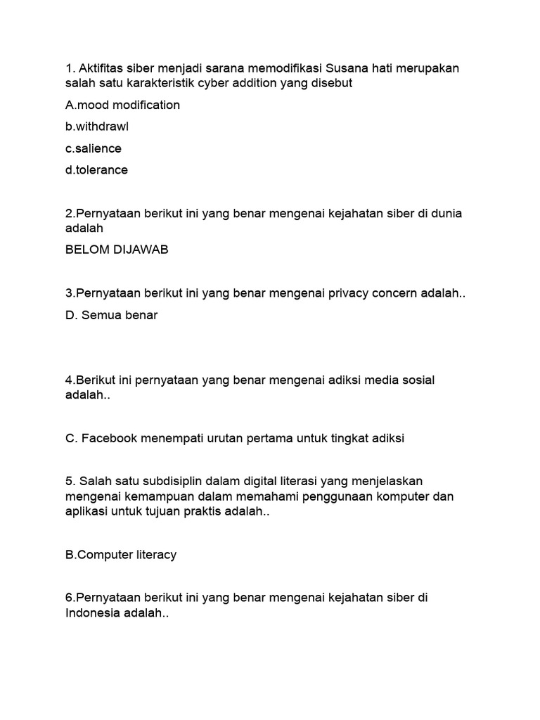 Salinan KJ Uas Digcen Semester 2 | PDF