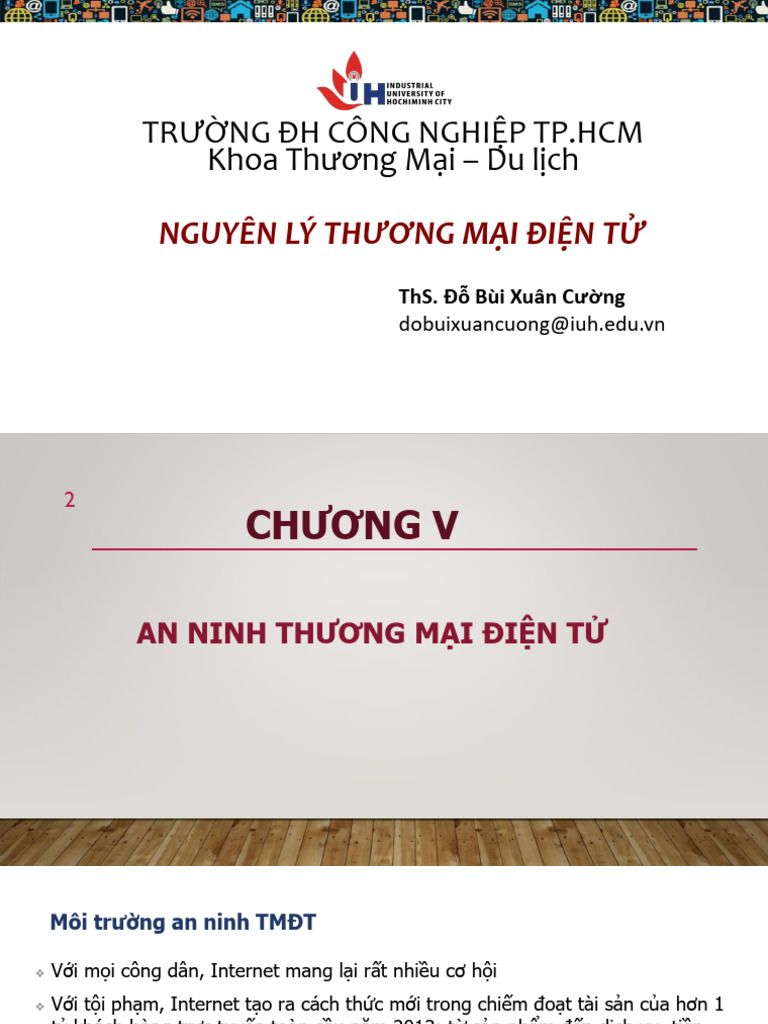 BAI GIANG TMDT-TK - Chương 5 | PDF
