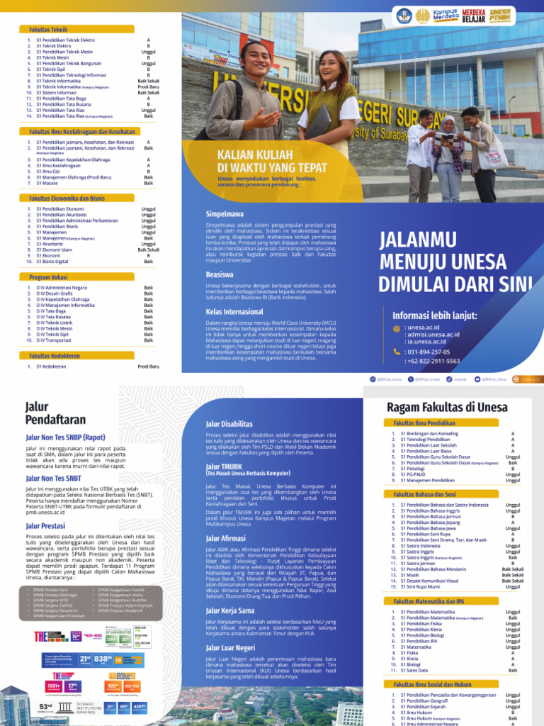 Brosur - Unesa 2024 | PDF