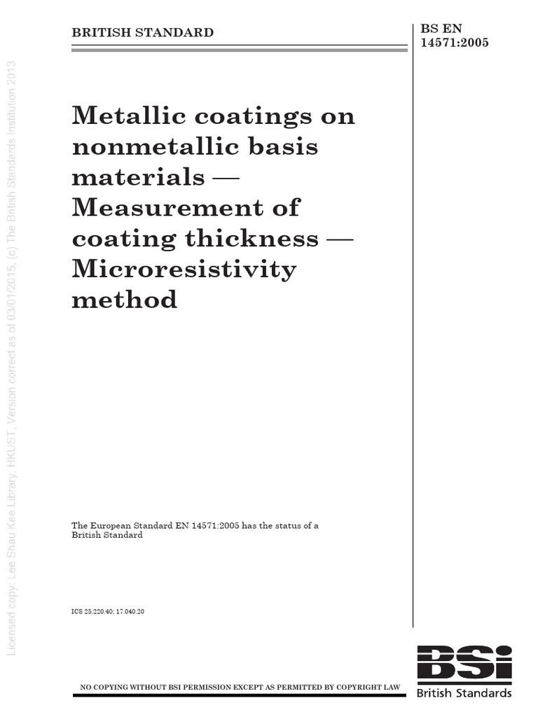 BS en 14571-2005 | PDF | Materials | Building Engineering