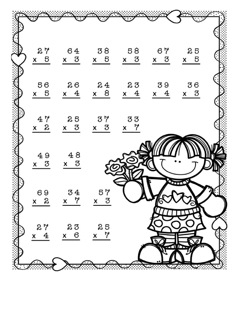 Ejercicios de Multiplicacion | PDF