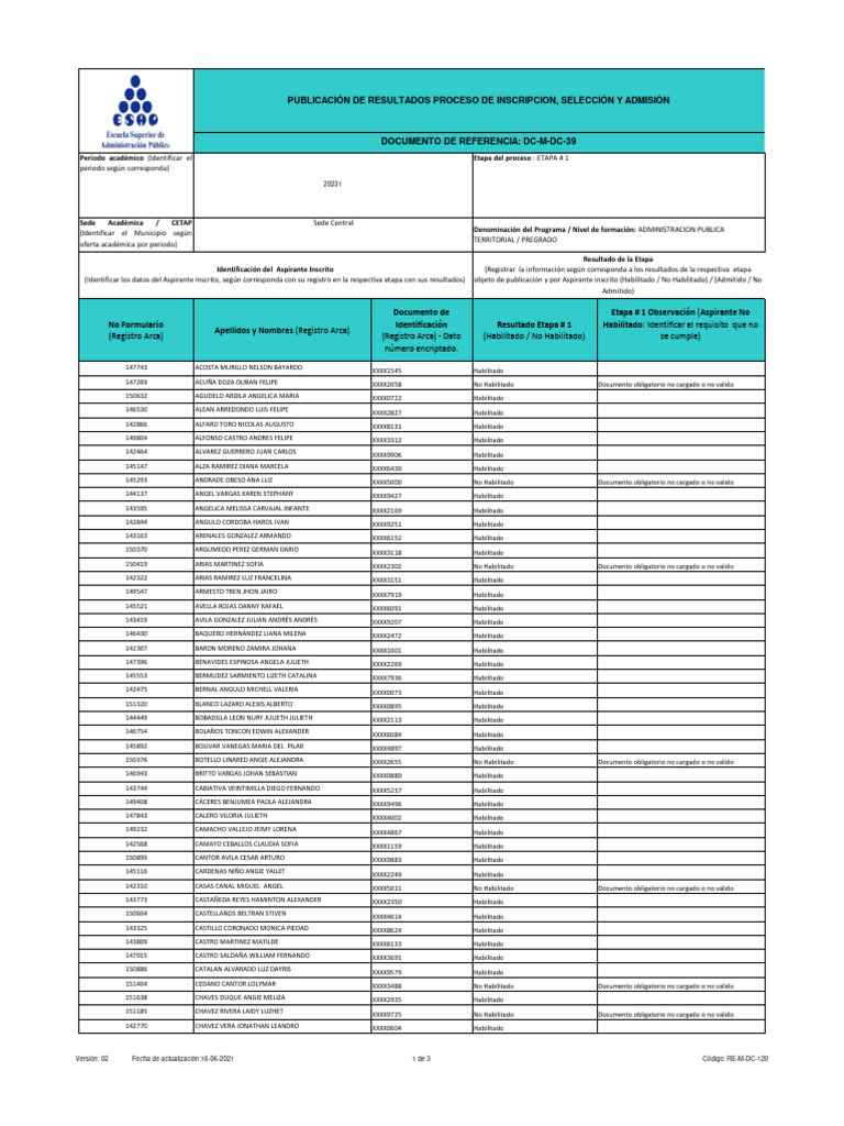 APT Sede Central 20231 | PDF