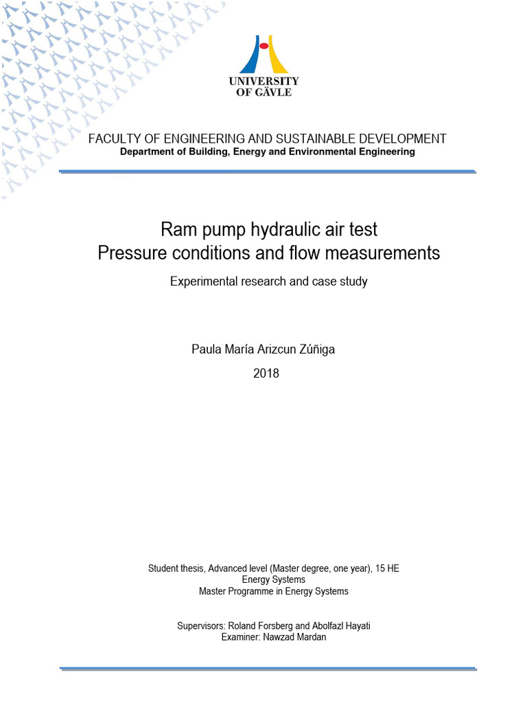FULLTEXT01 | PDF | Pump | Mechanical Engineering