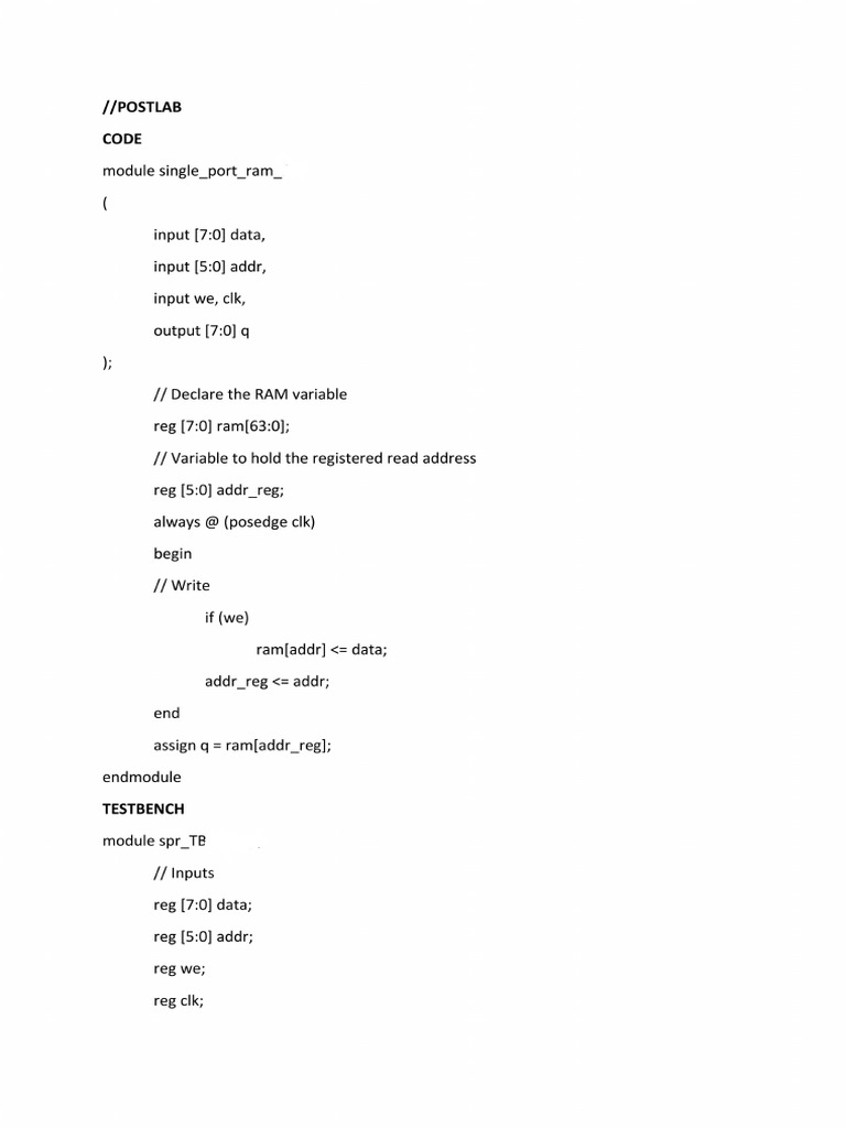 VLSI Exp 9 Post Lab | PDF