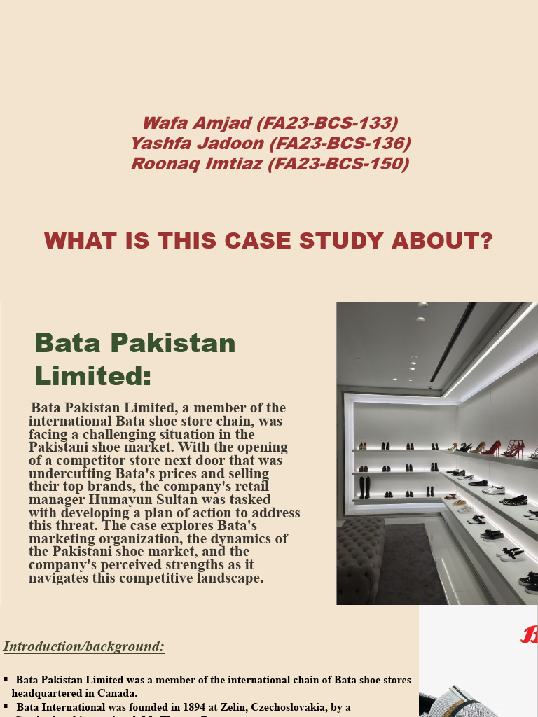 Bata Presentation | Download Free PDF | Retail | Private Sector