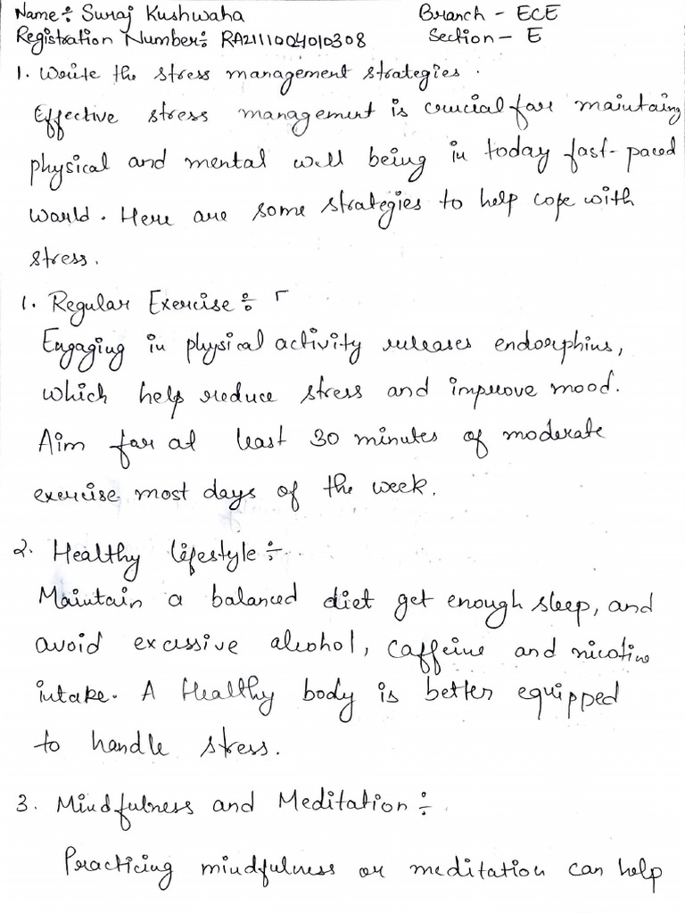 Stress Assignment - 308 | PDF | Ciencia y matemáticas