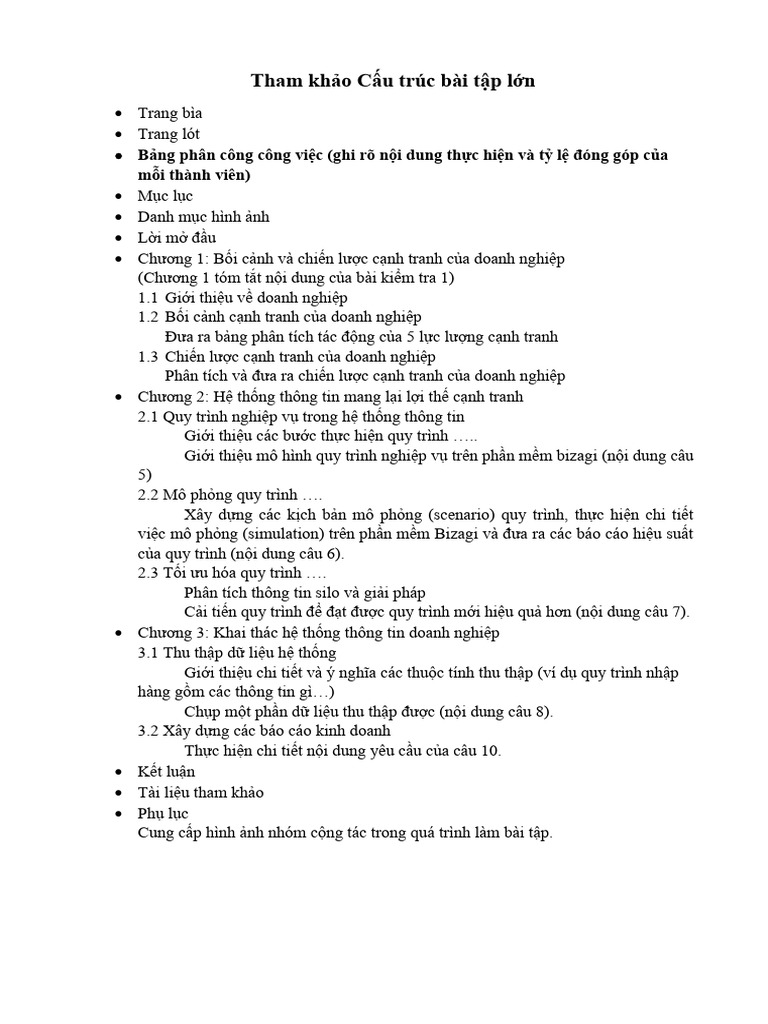 Format cuốn BTL | PDF