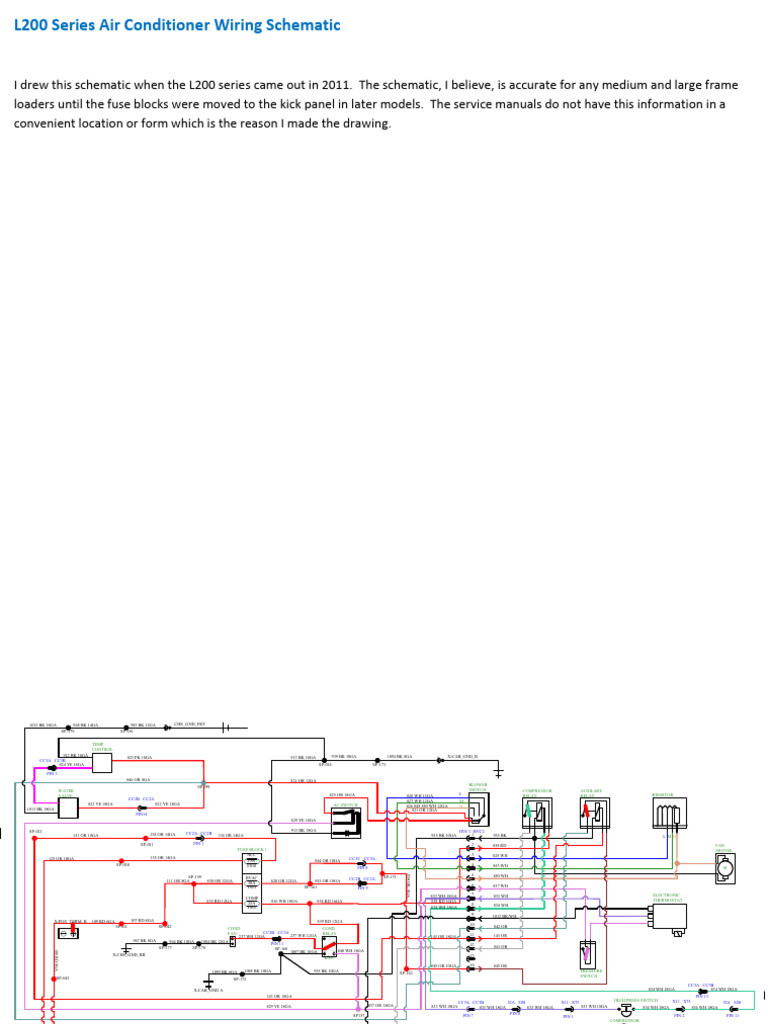 L200 Series AC Wiring Schematic | PDF | Equipment | Power (Physics)
