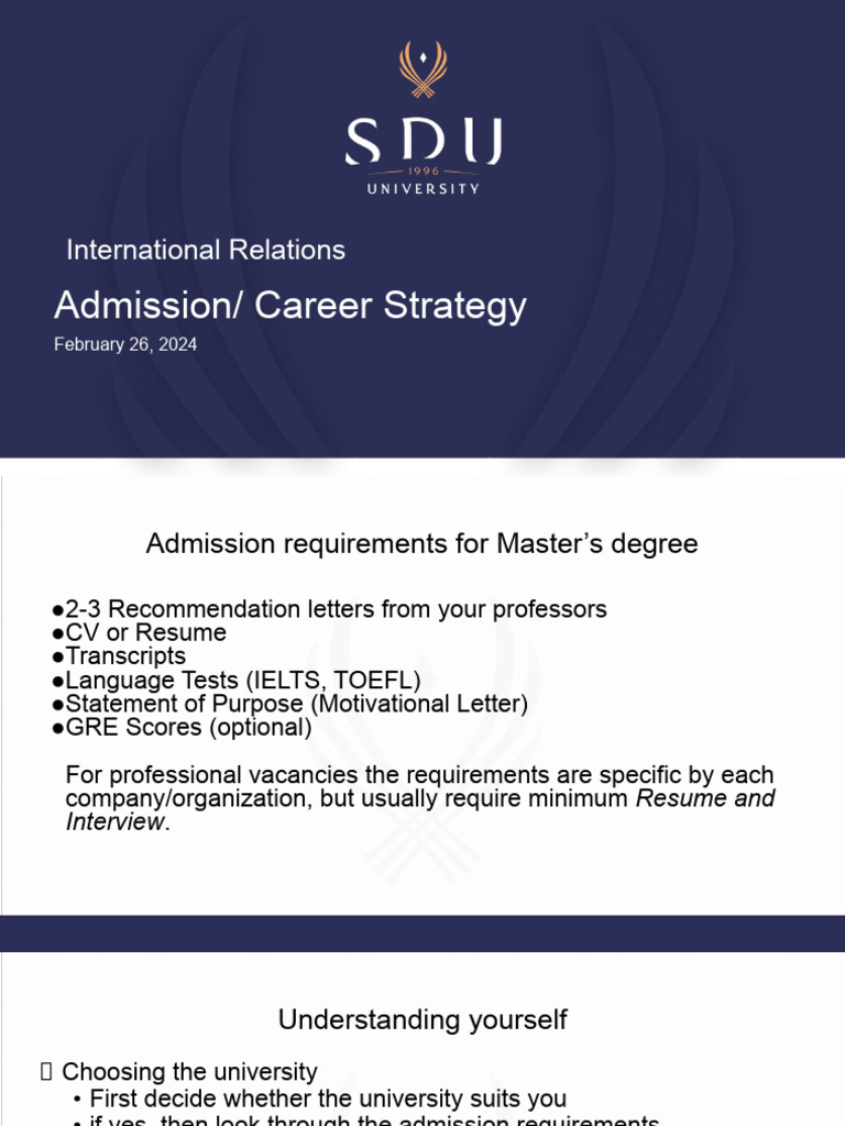 Admission Strategy | PDF | Student Financial Aid In The United States ...