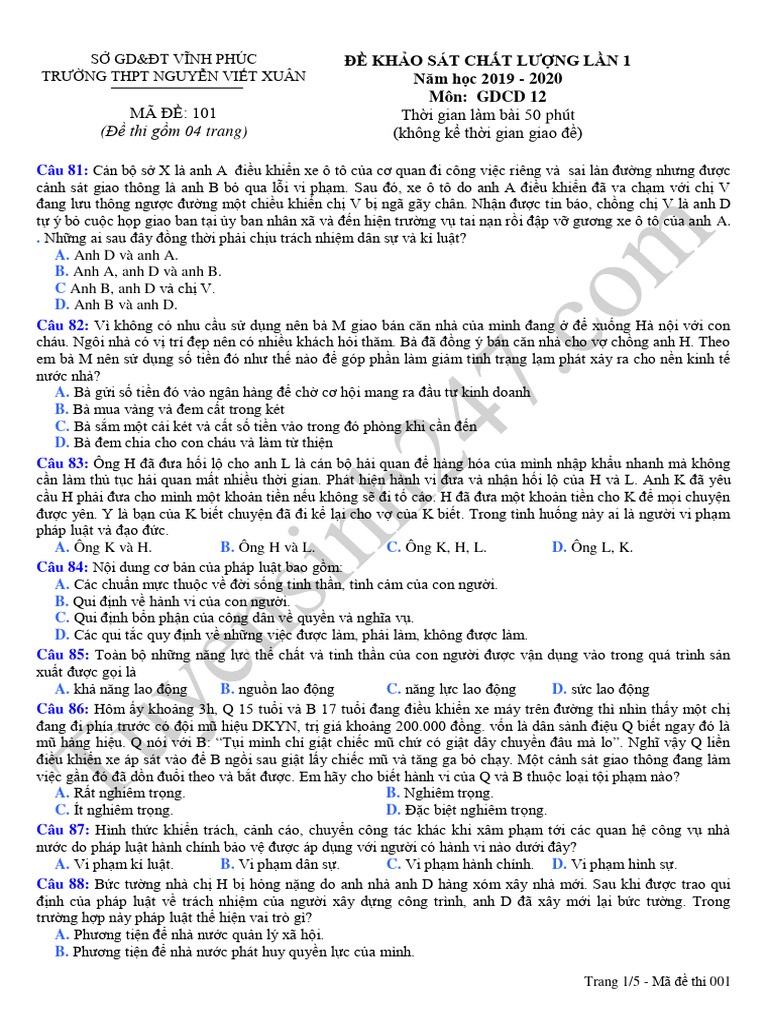 GDCD 12 | PDF