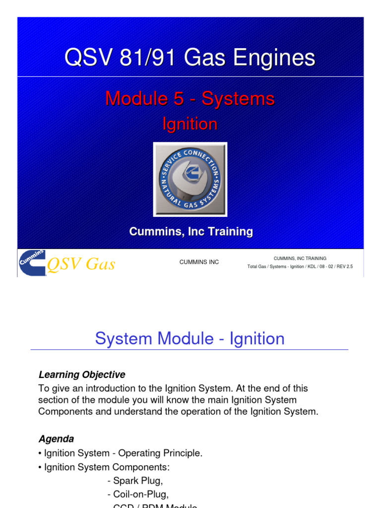 Module 05d - Ignition System QSV91 | PDF | Ignition System | Electrical ...