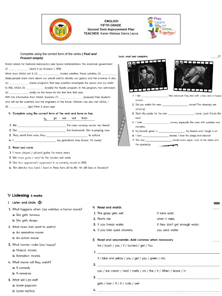 5th Grade Second Term | PDF