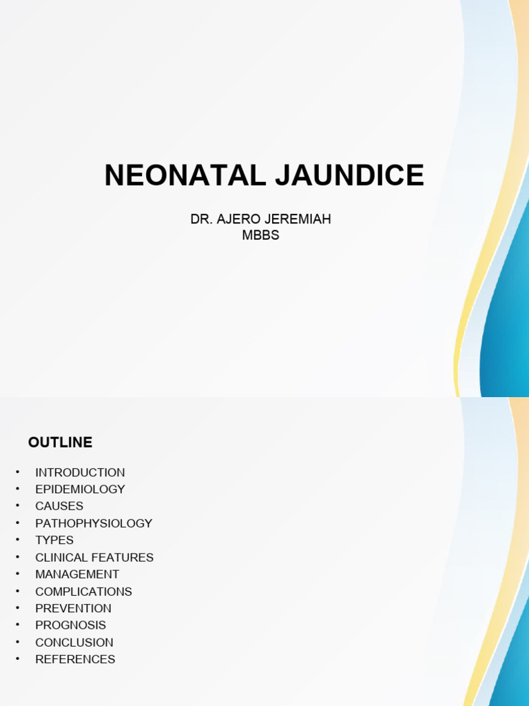 Neonatal Jaundice | PDF | Clinical Medicine | Medical Specialties