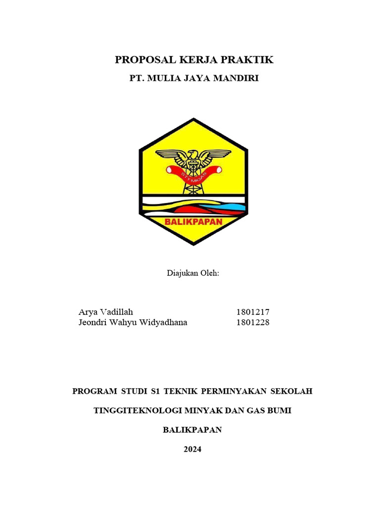 Proposal KP | PDF | Bisnis