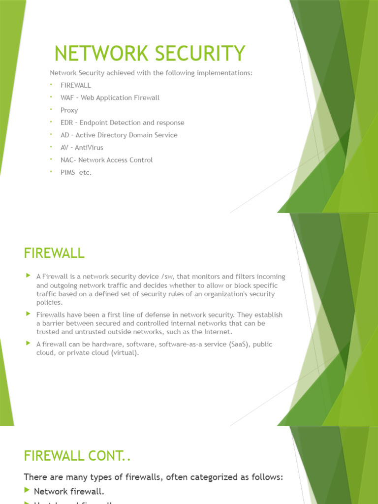 Network Security | PDF | Firewall (Computing) | Proxy Server