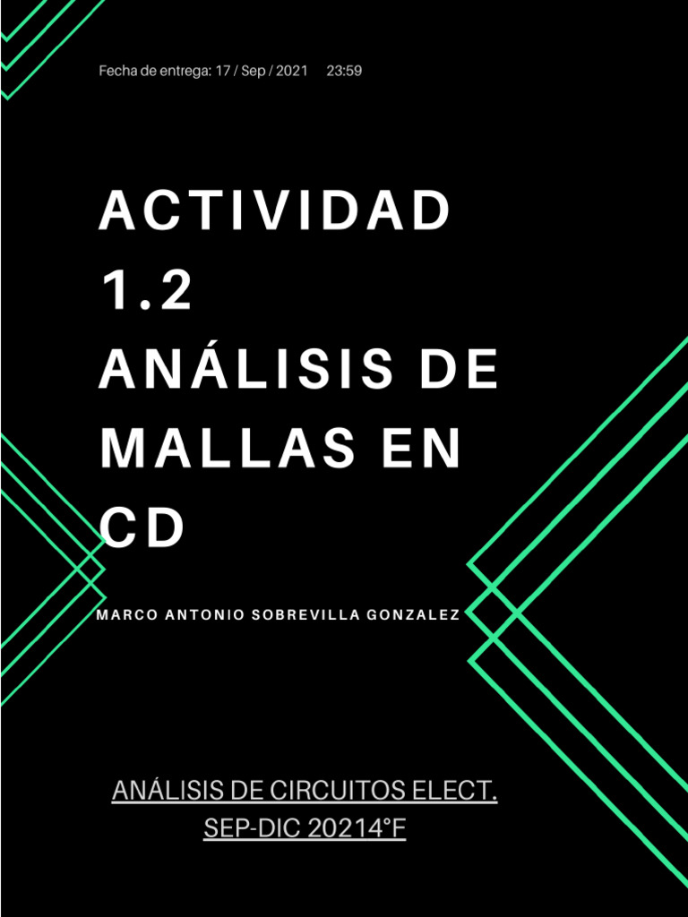 ANALISIS DE MALLAS | PDF