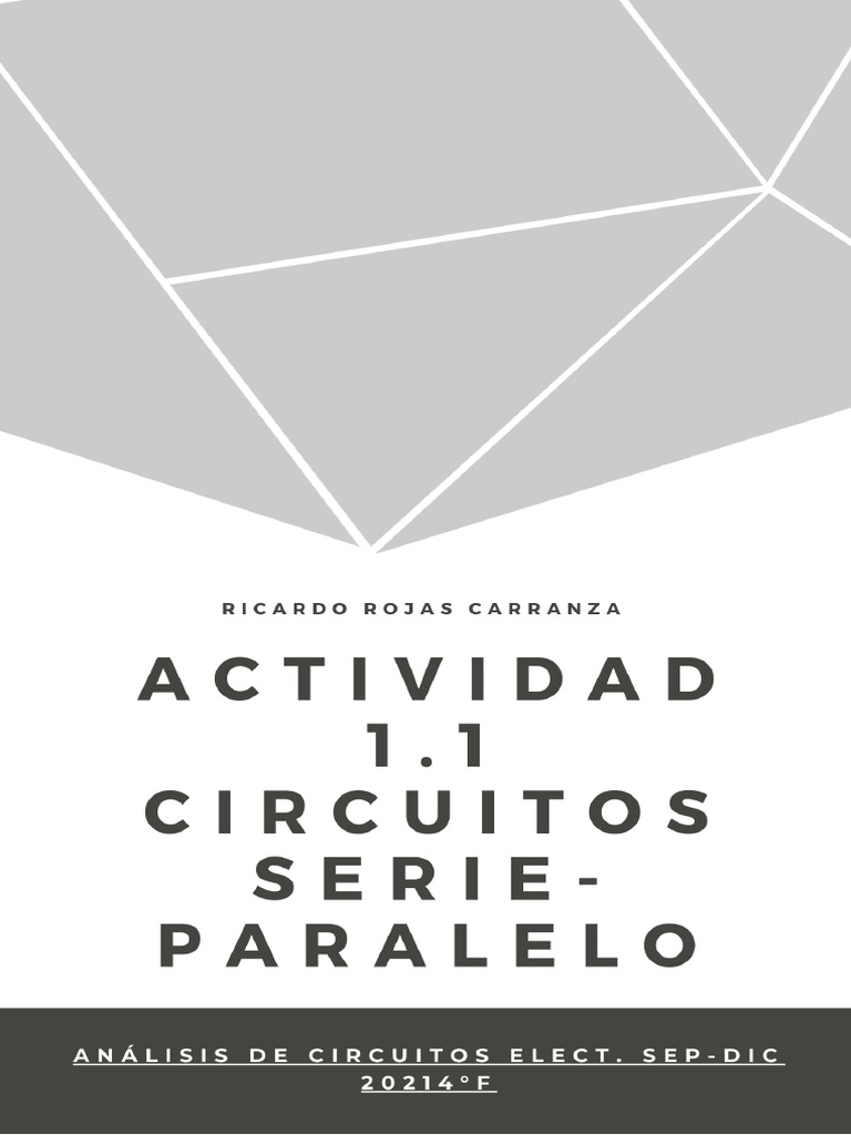ACT1 Circuitos en Serie y Paralelo | PDF