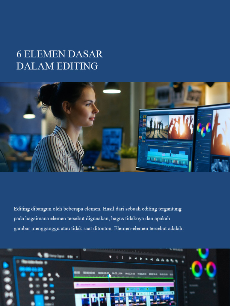 6 Elemen Dasar Editing | PDF