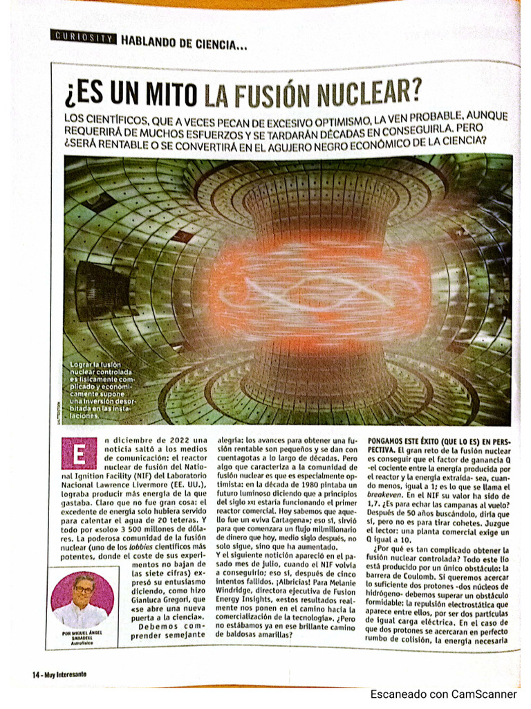 Article Fussió Nuclear | PDF