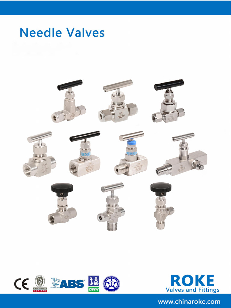 Needle Valves: Specifications & Series | PDF | Valve | Stainless Steel