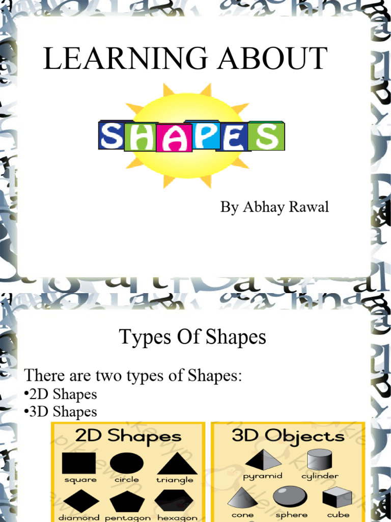 Shapes | PDF | Teaching Methods & Materials