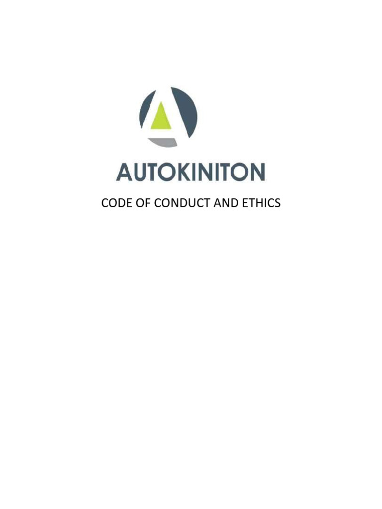 AGG-ADM-100-OP-010 Code of Conduct and Ethics | PDF | Harassment ...