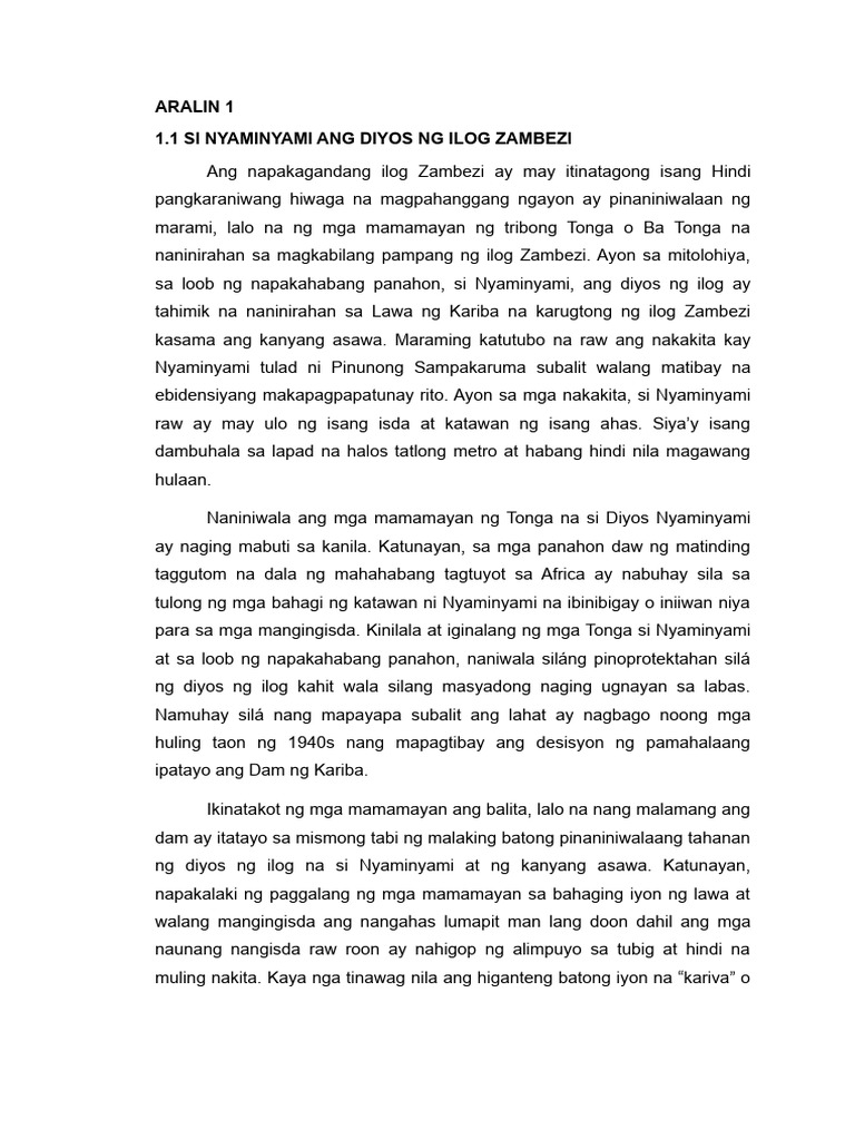 Filipino-project | PDF