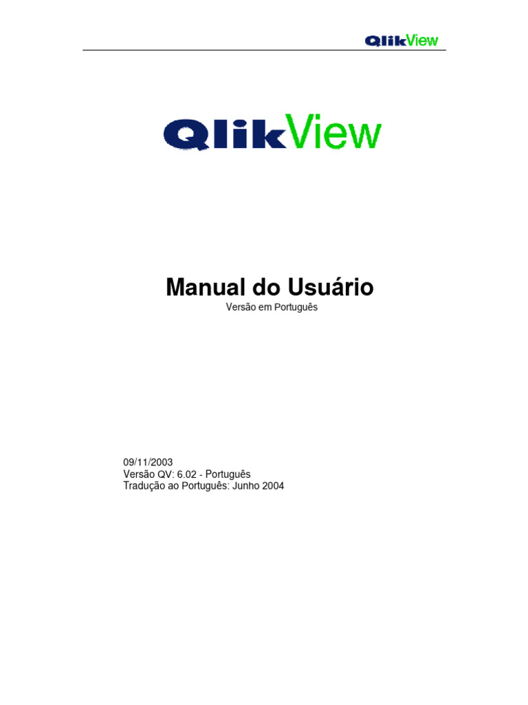 Apostila QlikView Português | PDF | Números | Rede mundial de computadores