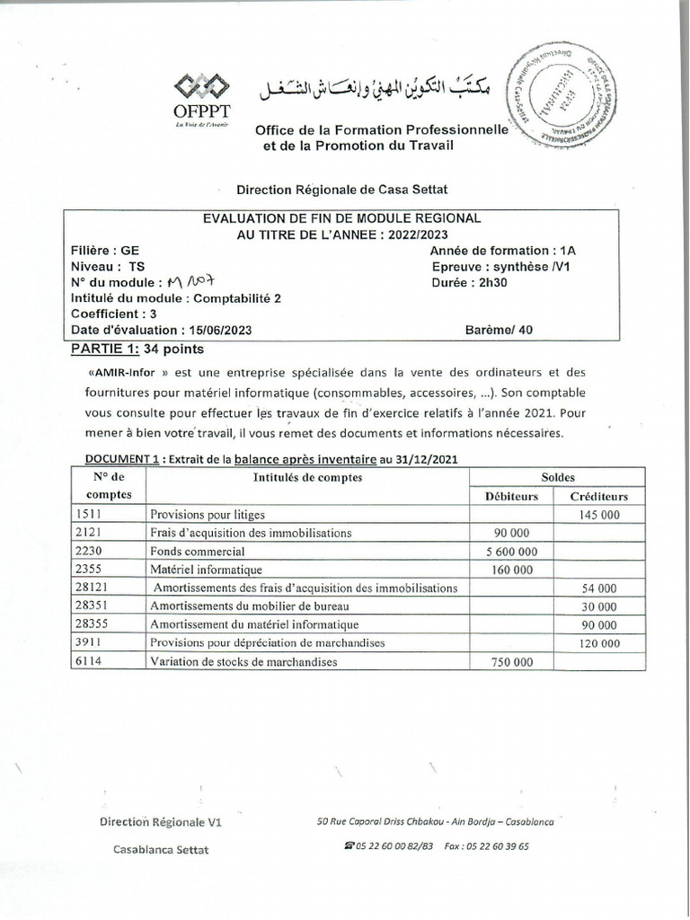 Compta de Générale 2 | PDF