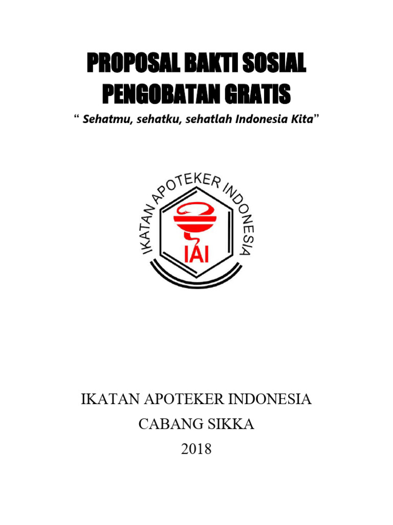 Proposal Baksos Pemana | PDF | Kesehatan Holistik