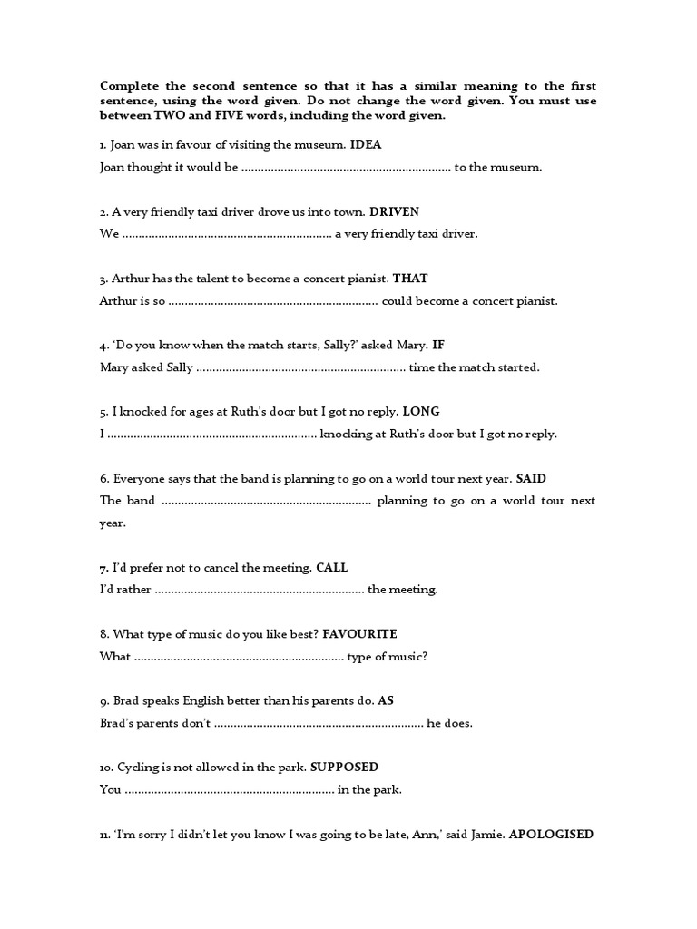 REPHRASING (1) | PDF