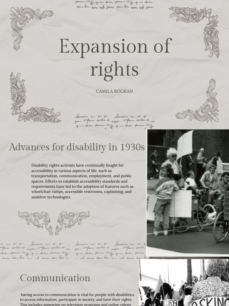 Advancements in Disability Rights Access | PDF