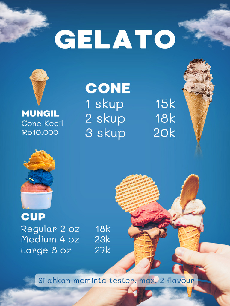 Menu Gelateria | PDF