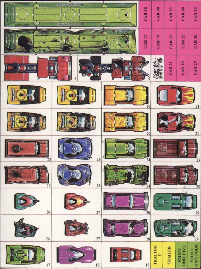 Car Wars East Midville Counters | PDF