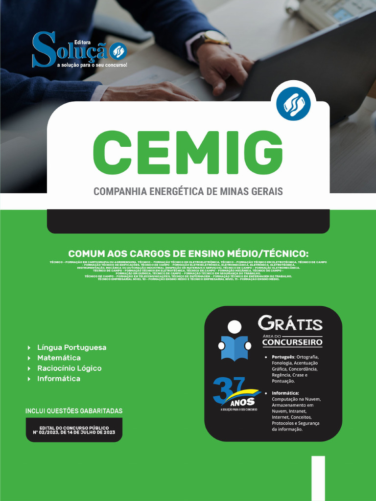 Apostila Cemig 2023 | PDF | Publicidade