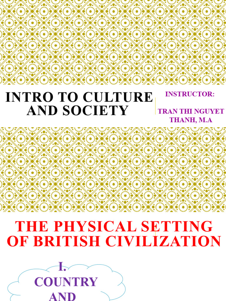 1 The Physical Setting of British Civilization - Update | PDF | United ...